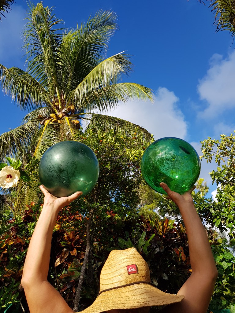 Glass Fishing Floats Washed Up On The Shores – Another Day In Paradise